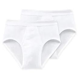 Slip Schiesser "Slip ESSENTIALS 2er Pack", Herren, Gr. L, wei&szlig;, Obermaterial: 100% Baumwolle CO., Unterhosen Slip