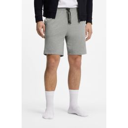 Sweatshorts BOSS "Mix&Match Short CW", Herren, Gr. S (48), N-Gr, grau (medium_grau_033), Sweatware, Obermaterial: 95% Baumwolle, 5% Elasthan, unifarben, Basic ca. Mitte Oberschenkel, Hosen Sweatshorts, mit BOSS Logo