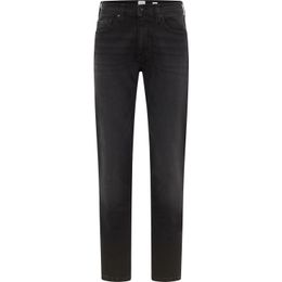 Slim-fit-Jeans Mustang "Herren Style Vegas Slim", Herren, Gr. 34, L&auml;nge 34, 803 schwarz, Denim/Jeans, 98% Baumwolle, 2% Elasthan, unifarben, slim fit, Jeans Slim-fit-Jeans
