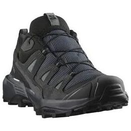 Outdoorschuh Salomon "X ULTRA 360 LEATHER GORE-TEX", Damen, Gr. 37, blau (turbulence), Nubukleder, Synthetik, Schuhe Outdoorschuh, wasserdicht
