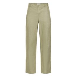 Leinenhose Casual Friday "Leinenhose CFPandrup", Damen, Gr. 33, L&auml;nge 34, braun (mermaid), Obermaterial: 100% Leinen LI., Hosen Leinenhose