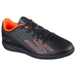 Fu&szlig;ballschuh Skechers "JR YOUTH IC, Skechers Skx_2 Jr Youth Ic", Kinder, Gr. 33, schwarz (bkor schwarz), Lederimitat, Schuhe Fu&szlig;ballschuh, Indoor Court Schuh mit leichter Skechers Move Foam&trade;-D&auml;mpfung