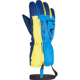 Ziener Kinder Skihandschuhe "LEO-Z Kinder"persian blau, Gr. 4, Kunstfaser, Handschuhe, wasserabweisend, windabweisend, atmungsaktiv, langer