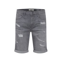Jeansshorts Blend "Jeansshorts BHDeniz", Herren, Gr. XL, N-Gr, grau (denim grau), Web, Obermaterial: 98% Baumwolle CO. 2% Elasthan EL., unifarben, regular fit kurz, Jeans Jeansshorts