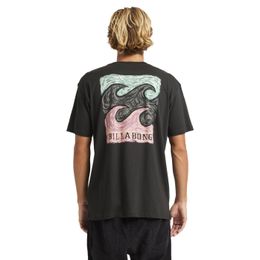 Billabong Herren T-Shirt "Crayon Wave Premium"washed schwarz, Gr. S, Obermaterial: 100% Walkfrottier;, Shirts