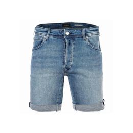 Bermudas Replay "Bermuda-Shorts POWER Stretch Denim 1er Pack", Damen, Gr. 30, N-Gr, blau (hellblau), Obermaterial: 94% Baumwolle CO. 4% Elastomultiester ELE. 2% Elasthan EL., Hosen Bermudas