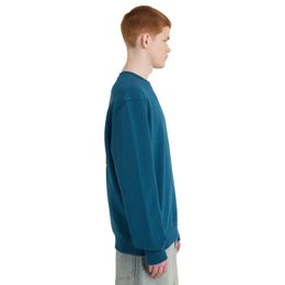 Sweatshirt Element "Timber The Frog", Herren, Gr. S, mallard blau, Obermaterial: 70% Walkfrottier, 30% Walkfrottier;, Sweatshirts Sweatshirt