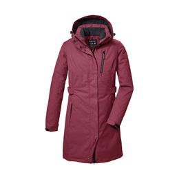 Parka Killtec "KOW 303 WMN PRK", Damen, Gr. 42, pflaume, Obermaterial: 100% Polyester;Futter: 100% Polyester;F&uuml;llung: 100% Polyester, Jacken Parka, Wasserdichter, atmungsaktiver Damenparka mit abnehmbarer Kapuze