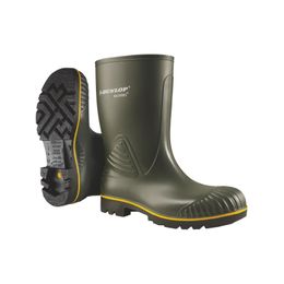 Dunlop Damen Gummistiefel "Acifort Heavy Duty calf", Gr. 48, gr&uuml;n, Obermaterial: 100% Textilmaterial TEXMAT., Schuhe