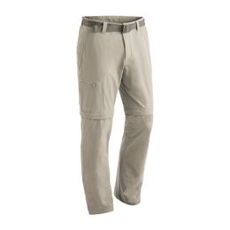 Outdoorhose Maier Sports "Tajo", Herren, Gr. 29, Kurzgr&ouml;&szlig;en, beige, 90% Polyamid, 10% Elasthan, Hosen Outdoorhose, Herren Zip-Off Wanderhose, atmungsaktive Trekkinghose, Regular Fit