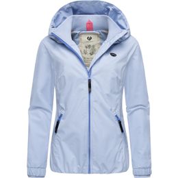 Outdoorjacke Ragwear "&Uuml;bergangsjacke Dizzie", Damen, Gr. L, blau (cloud024), Obermaterial: 100% Polyester PES. Obermaterial: Futter: 100% Polyester PES. 100% Polyester PES., Jacken Outdoorjacke