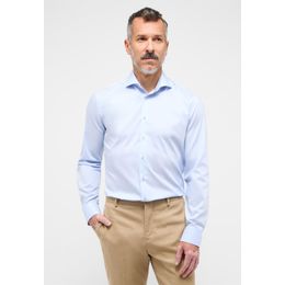 Langarmhemd Eterna "SLIM FIT", Damen, Gr. 41, Normalgr&ouml;&szlig;en, hellblau, Twill, 96% Baumwolle, 4% Elasthan, schmal, Manschette, Hemden Langarmhemd, NON IRON (b&uuml;gelfrei)