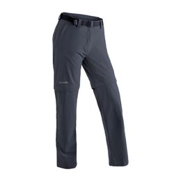 Outdoorhose Maier Sports "Nata 2", Damen, Gr. 36, Normalgr&ouml;&szlig;en, blau (dunkelblau), 90% Polyamid, 10% Elasthan, Hosen Outdoorhose, Damen Zip-Off Wanderhose, atmungsaktive Trekkinghose, Regular Fit