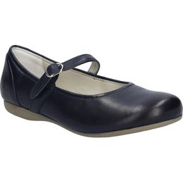 Ballerina Josef Seibel "Fiona 77, ocean", Damen, Gr. 41, blau (ocean), Obermaterial: 100% Rindsleder Leather cow., Schuhe Ballerina