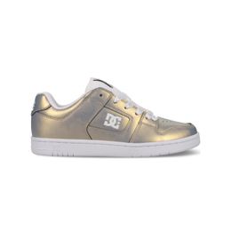 Sneaker DC Shoes "Manteca 4 LX", Damen, Gr. 6(37), gold (light gold), Obermaterial:Obermaterial: Leder (Kuh) / Futter: Textil / Au&szlig;ensohle: Gummi;, Schuhe Sneaker