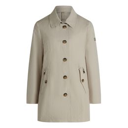 Sommerjacke Betty Barclay "Sommerjacke mit Kapuze", Damen, Gr. 48, beige (cream), Obermaterial: 52% Polyester PES. 48% Baumwolle CO., Jacken Sommerjacke