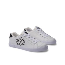 Sneaker DC Shoes "Chelsea", M&auml;dchen, Gr. 9,5(41), schwarz-wei&szlig; (wei&szlig;, schwarz), Obermaterial:Obermaterial: Textil / Futter: Textil / Au&szlig;ensohle: Gummi;, Schuhe Sneaker