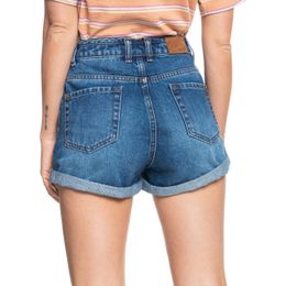Shorts Roxy "Authentic Summer High", Damen, Gr. 31(XXL), blau (vintage medium blau), Obermaterial:100% Walkfrottier;, Hosen Shorts