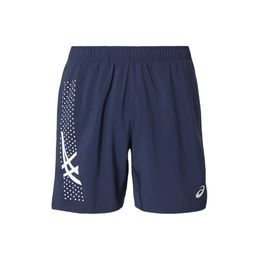 asics Sportshorts Herren Gr&ouml;&szlig;e XXL navy / wei&szlig;