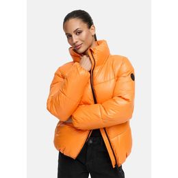Winterjacke Marikoo "Marikoo Hazalee Damen Winter Herbst Stepp Jacke N071", Damen, Gr. XL, orange, Obermaterial: 100% Polyester PES., Jacken Winterjacke