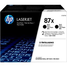 HP Tonerkartusche "HP original Toner 87 Gr&ouml;&szlig;e A+X schwarz/black", schwarz (schwarz 3), Tonerpatronen, Tonerkartusche