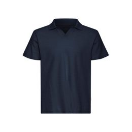 Poloshirt Blend "Poloshirt BHEswin", Herren, Gr. M, blau (salute), Obermaterial: 100% Baumwolle CO., Shirts Poloshirt