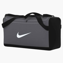 Sporttasche Nike "BRASILIA . TRAINING DUFFEL BAG", Herren, Gr. B/H/T: 51cm x 28cm x 28cm, iron grau, schwarz, Kunstfaser, Taschen Sporttasche, mit seitlichem Schuhfach, mit Innen- und Au&szlig;entaschen, mit Logodruck