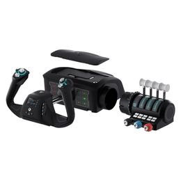 Turtle Beach Simulations-Controller "VelocityOne&trade; Flight Universal Control System", schwarz, B:49,6cm H:18,3cm T:48,3cm, Spielecontroller, Simulations-Controller