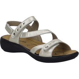 Sandale Josef Seibel "Ibiza 70, gold", Damen, Gr. 41, gold, Obermaterial: 100% Rindsleder Leather cow., Schuhe Sandale