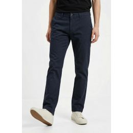 Jack & Jones Chinos JACK & JONES "JPSTOLLIE DYLAN CHINO", Herren, Gr. 31, L&auml;nge 32, schwarz navy, Web, Obermaterial: 98% Baumwolle, 2% Elasthan, unifarben, regular fit lang, Hosen Chinos, Baumwollmischung, regular fit