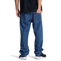 Relax-fit-Jeans DC Shoes "Relaxed", Herren, Gr. 28(XS) / L&auml;nge 32(M), L&auml;nge 34, indigo schwarz, Obermaterial: 75% Walkfrottier, 25% Walkfrottier;, Jeans Relax-fit-Jeans