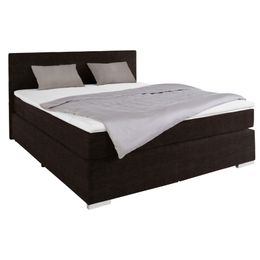Boxspringbett COTTA "Simba", braun, L:209cm, Komplettbetten, Boxspringbett, wahlweise mit oder ohne Matratze und Topper bestellbar