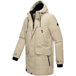 STONE HARBOUR Herren Wintermantel "Kitraan XX"sand, Gr. XXXL, Obermaterial: 100% Polyester. Innenfutter: 100% Polyester. Wattierung: 100% Polyester.