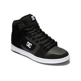 Sneaker DC Shoes "Manteca 4 Hi", Herren, Gr. 4,5(36,5), schwarz-wei&szlig; (schwarz, wei&szlig;), Obermaterial:51.34% Leder, 48.66% Synthetikmaterial;, Schuhe Sneaker
