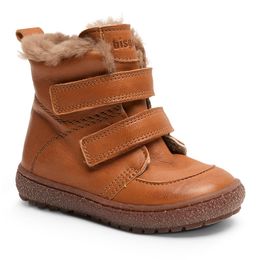 Lauflernschuh bisgaard "storm lamb", M&auml;dchen, Gr. 26, braun (cognac), Leder, Basic, Schuhe Lauflernschuh, Babyschuh mit Lammfell, Gr&ouml;&szlig;enschablone zum Download