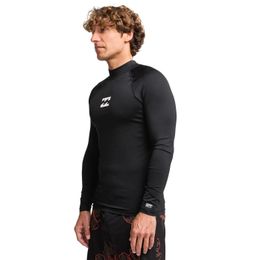 Rash Guard Billabong "Waves All Day", Herren, Gr. XS, schwarz, Obermaterial:85% Microfaser, 15% Elasthan;, Shirts Rash Guard