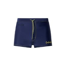 Badeshorts Jan Vanderstorm "Badehose HENTRI", Gr. L, weit, blau (dunkelblau), Obermaterial: 80% Polyamid ECONYL PA ECONYL. 20% Elasthan EL., Badehosen Badeshorts