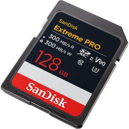 Sandisk Speicherkarte "SDXC Extreme PRO", schwarz, 128 GB, Speicherkarten, Speicherkarte