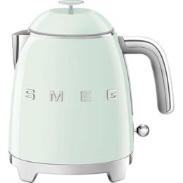 Smeg Wasserkocher "KLF05PGEU", gr&uuml;n (pastellgr&uuml;n), B:20cm H:20cm T:15,2cm, Wasserkocher, Wasserkocher