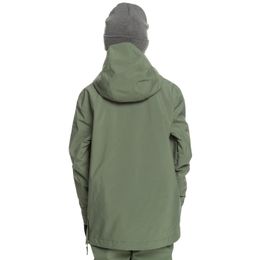 Snowboardjacke Quiksilver "Steeze", Jungen, Gr. 10, gr&uuml;n (laurel wreath), Obermaterial:100% Microfaser;, Jacken Snowboardjacke