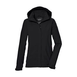 Outdoorjacke Killtec "KOS 51 WMN JCKT", Damen, Gr. 44, schwarz, Obermaterial: 100% Polyester;Futter: 100% Polyester, Jacken Outdoorjacke, Damenjacke: wasserdicht, atmungsaktiv, verstellbar, abnehmbare Kapuze