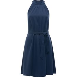 Ragwear Damen A-Linien-Kleid "Angylee Print YOUMODO", blau, Gr. XL, Material: 80% Viskose, 20% Polyester, Kleider, Leichtes Sommerkleid mit