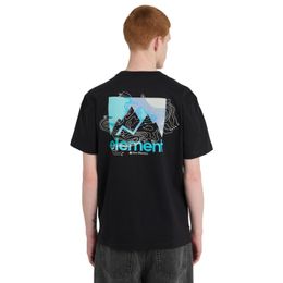T-Shirt Element "New Heights", Herren, Gr. S, off schwarz, Obermaterial: 100% Walkfrottier;, Shirts T-Shirt