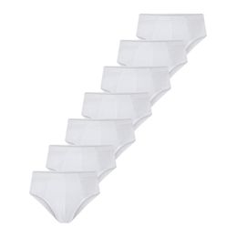 Jan Vanderstorm Herren Slip "7er Pack Slips GOEBOR", Gr. LXL, wei&szlig;, Obermaterial: 100% Baumwolle CO., Unterhosen