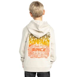 Hoodie DC Shoes "Hot Box", Jungen, Gr. 14(155-164cm), beige (pelican), Obermaterial: 55% Walkfrottier, 25% Walkfrottier, 20% Microfaser;, Sweatshirts Hoodie