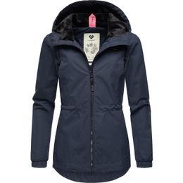 Outdoorjacke Ragwear "&Uuml;bergangsjacke Danka", Damen, Gr. XL, blau (navy024), Obermaterial: 100% Polyester PES. Obermaterial: Futter: 100% Polyester PES., Jacken Outdoorjacke