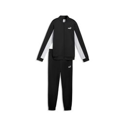 Trainingsanzug Puma "POLY BASEBALL SUIT CL", Damen, Gr. L, Puma schwarz, Trikot, Obermaterial: 100% Polyester, unifarben, regular fit, Sportanz&uuml;ge Trainingsanzug, ohne Kapuze, Regular Fit, f&uuml;r Erwachsene
