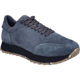 Sneaker Josef Seibel "Adriana 01, jeans", Damen, Gr. 39, blau (jeans), Obermaterial: 100% Rindsleder Leather cow., Schuhe Sneaker
