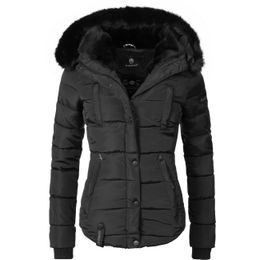 Steppjacke Marikoo "Steppjacke Lotusbl&uuml;te", Damen, Gr. S, schwarz, Obermaterial: 100% Polyester PES. Obermaterial: Futter: 100% Polyester PES. 100% Polyester PES., Jacken Steppjacke