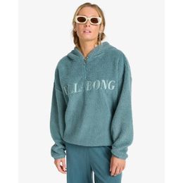 Strickfleece-Pullover Billabong "READY TO GO", Damen, Gr. XL (42), slate blau, Obermaterial: 100% Polyester, Pullover Strickfleece-Pullover